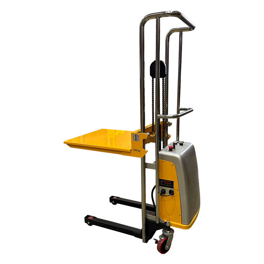 400kg Rated Electric Platform Stacker Lifter – industrial solution