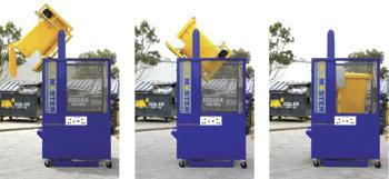 250kg Heavy Duty Powered Wheelie Bin Tipper, Universal Bin Lifter ...